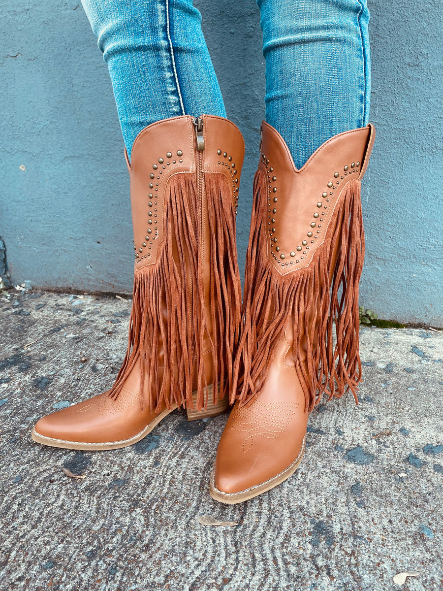Adela Fringe Boots – The Faded Farmhouse